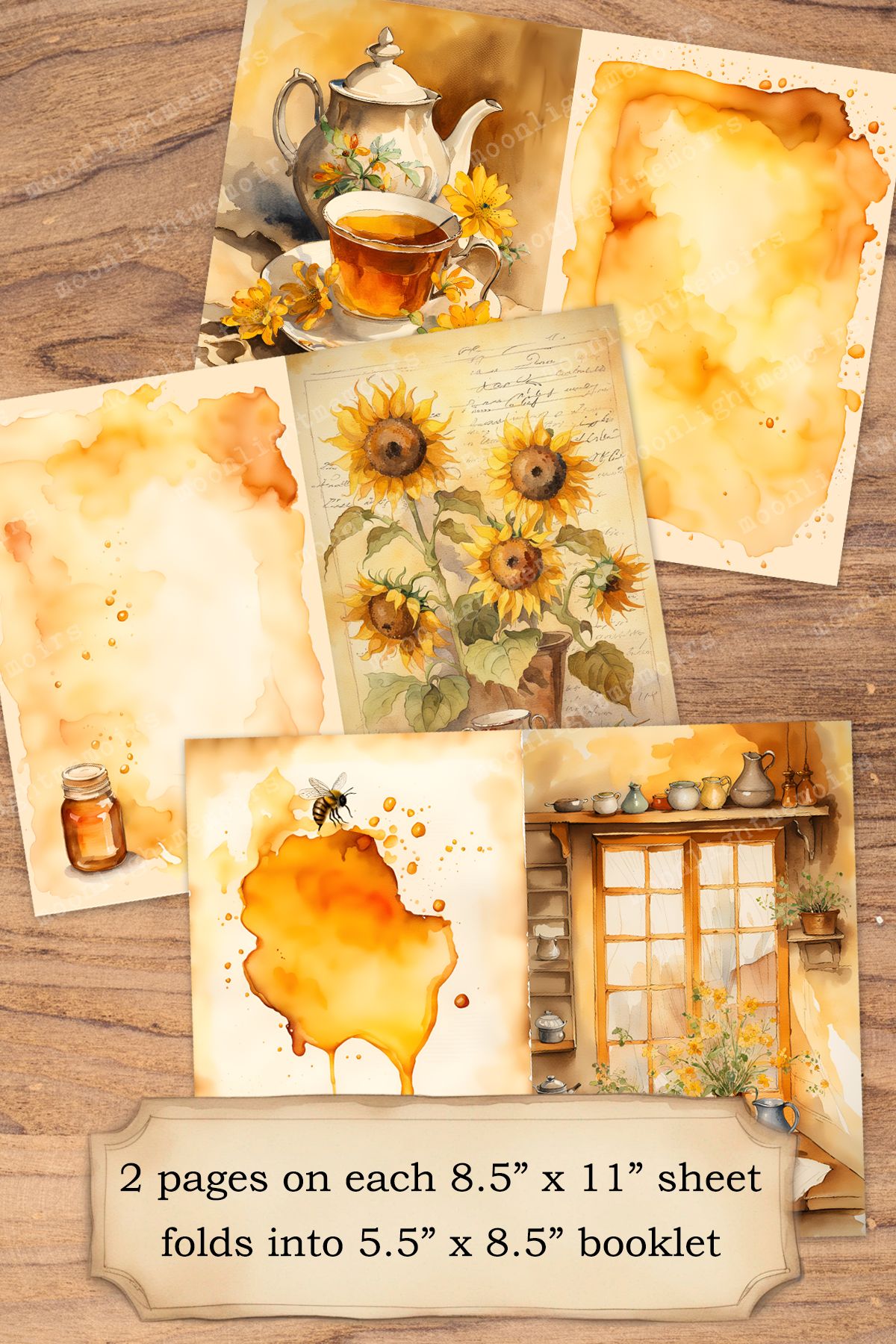 Honey Blossom Tea Free Printable Journal Pages Moonlight Memoirs Honey Blossom Tea Free Printable Journal Pages Moonlight Memoirs