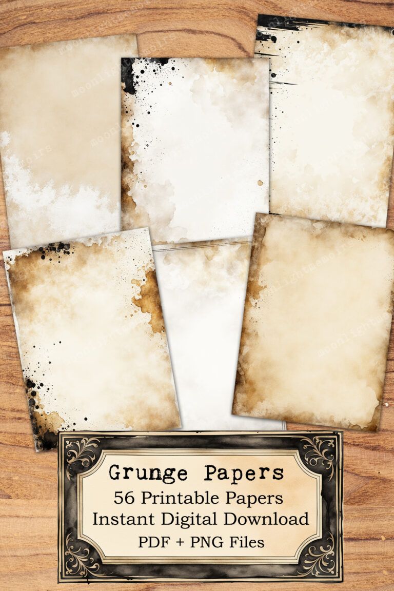 Signs of Spring - Printable Journal Pages (PDF + PNG) - Moonlight Memoirs